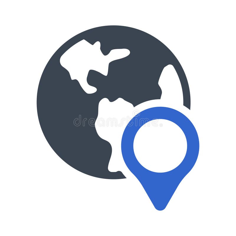Global location icon stock vector. Illustration of local - 201138177