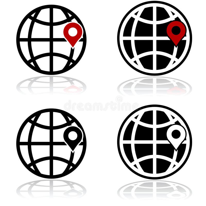Global location stock vector. Illustration of navigation - 52751375