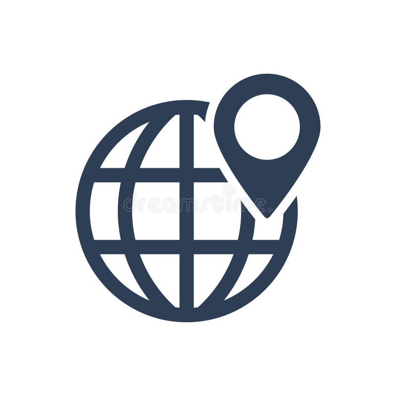 Global Location Isolated Vector Icon Which Can Easily Modify or Edit ...