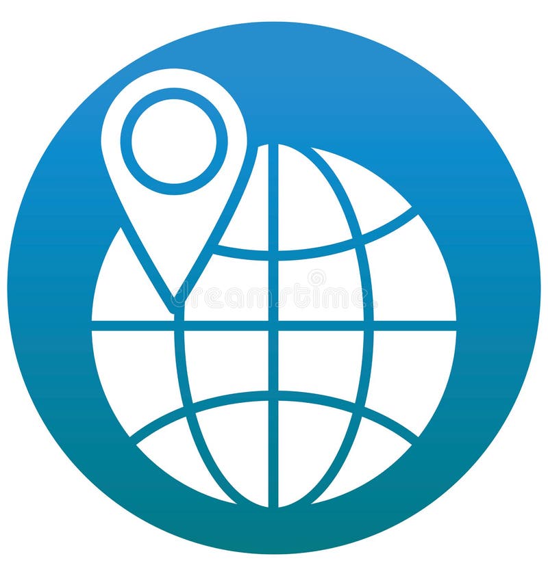 Global, Location Isolated Vector Icon Can Be Easily Edit and Modify ...