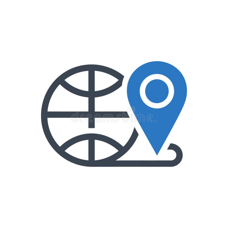 Global Locator Icon stock vector. Illustration of navigation - 361529159