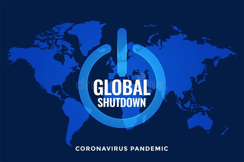 USA Lockdown or Shutdown from Ncov Epidemic Outbreak - 3d Illustration ...