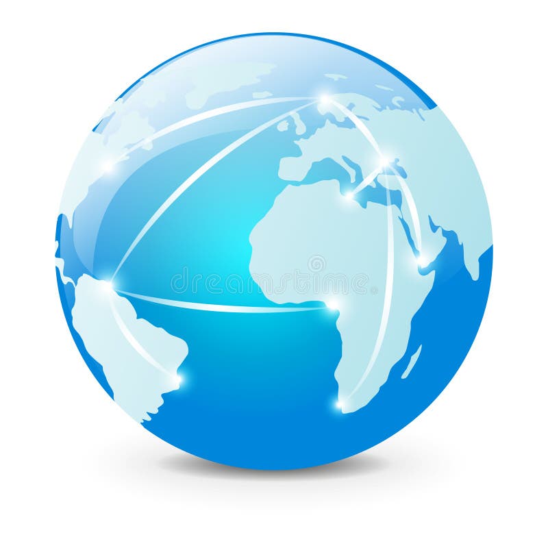 Globe logo stock vector. Illustration of designing, concept - 19329959