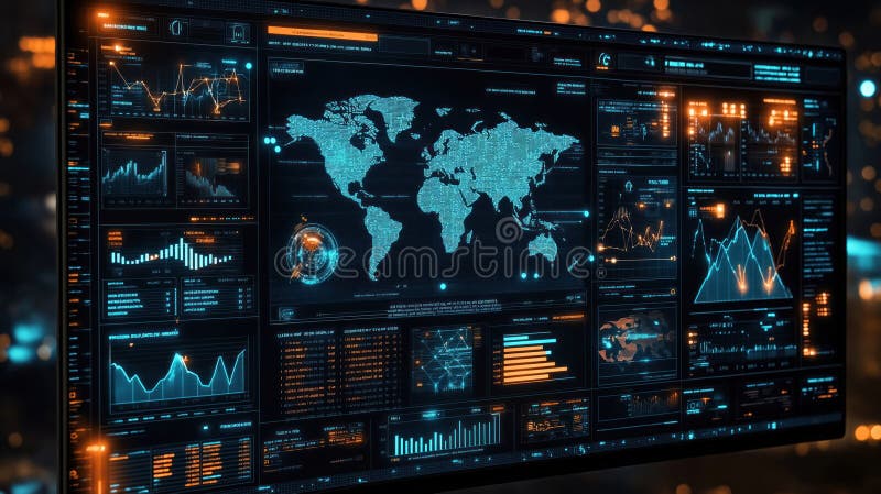 Global Logistic Dashboard Displays Data Analytics, Visualizations ...