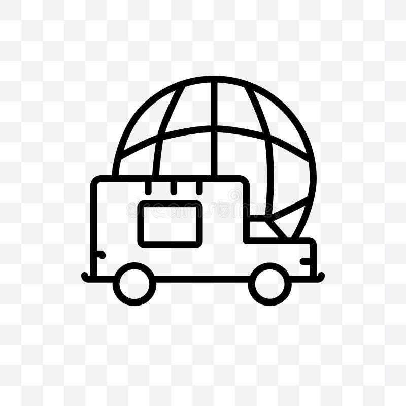 Save the World Vector Linear Icon Isolated on Transparent Background ...