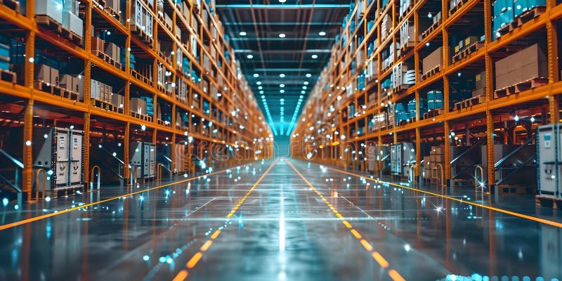 Global Logistics Freight Transportation Network with Smart Technology ...