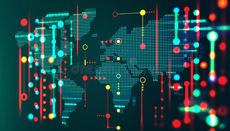 240+ Global data map Free Stock Photos - StockFreeImages