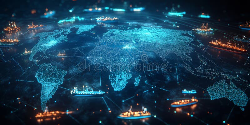 Global Logistics Network Efficient Shipments and Cargo Distribution for ...