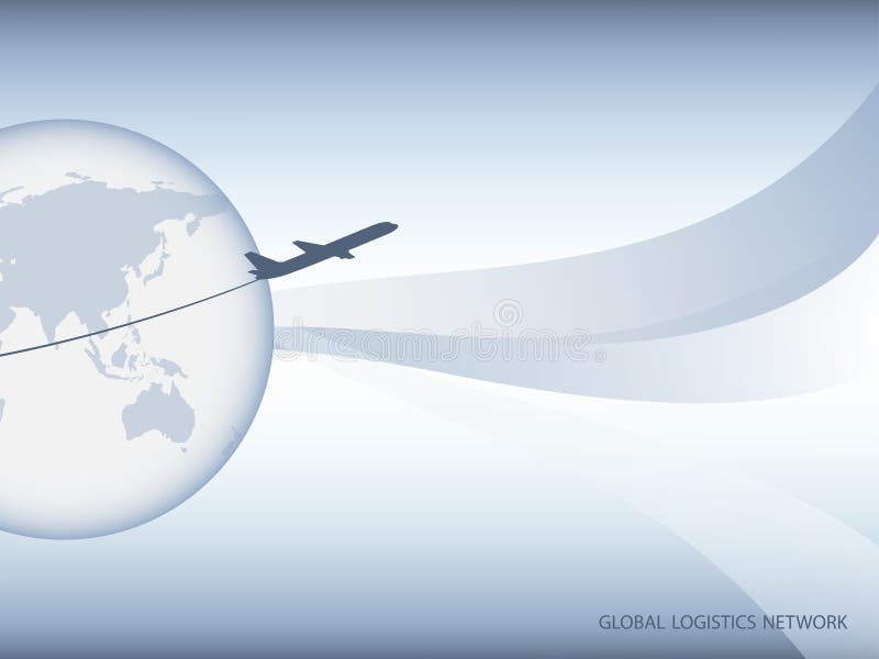 Global Logistics Network. Map Global Logistics Partnership Connection ...