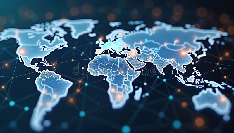 Global Logistics Network Visualized on Interactive World Map ...