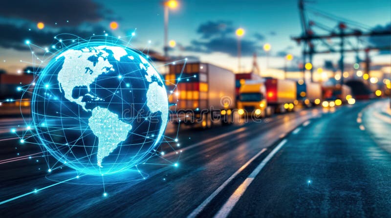 Global Logistics and Transportation Network with Digital Connectivity ...