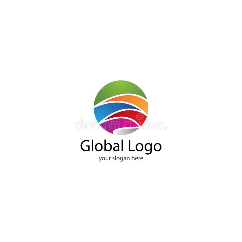 Global Logo Template Vector Stock Vector - Illustration of datum ...
