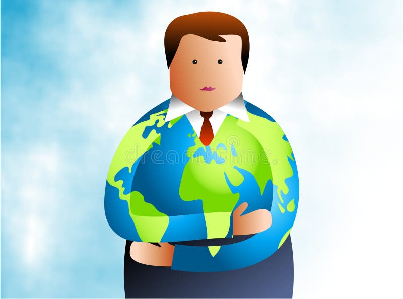 Global Man stock illustration. Illustration of clothing - 80134