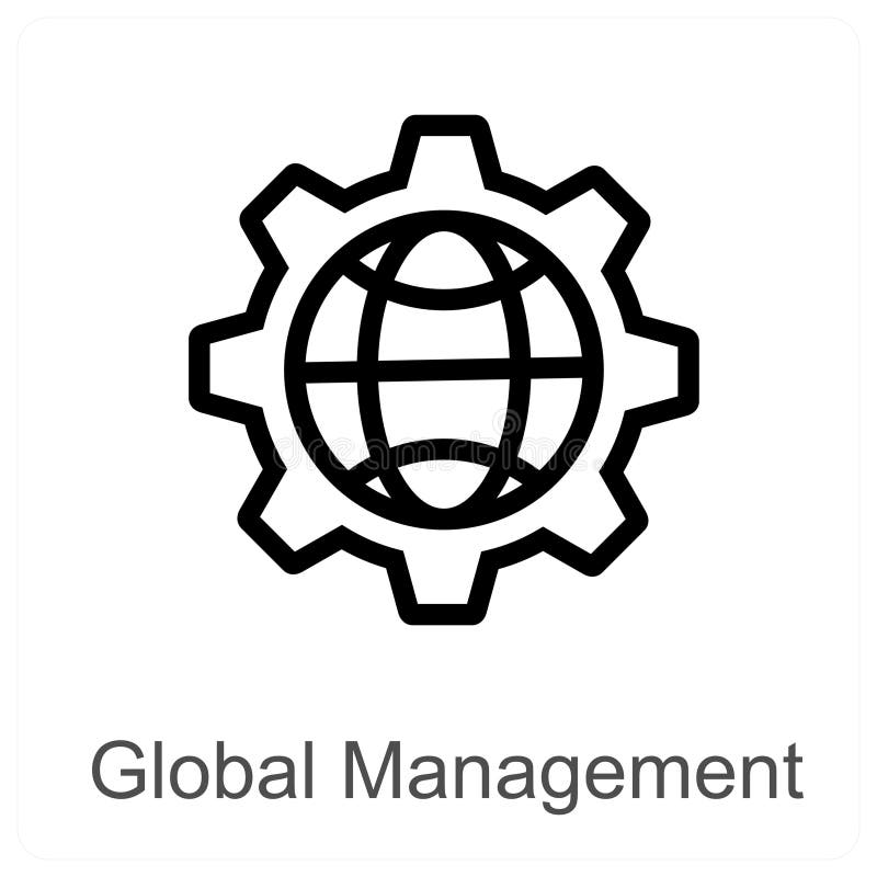 Global Management stock vector. Illustration of planning - 340804822