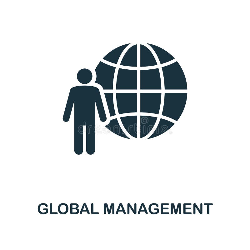 Global Management Icon Set. Four Elements in Diferent Styles from ...