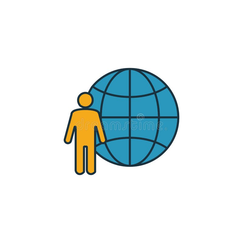 Global Management Icon. Simple Element from Project Management Icons ...