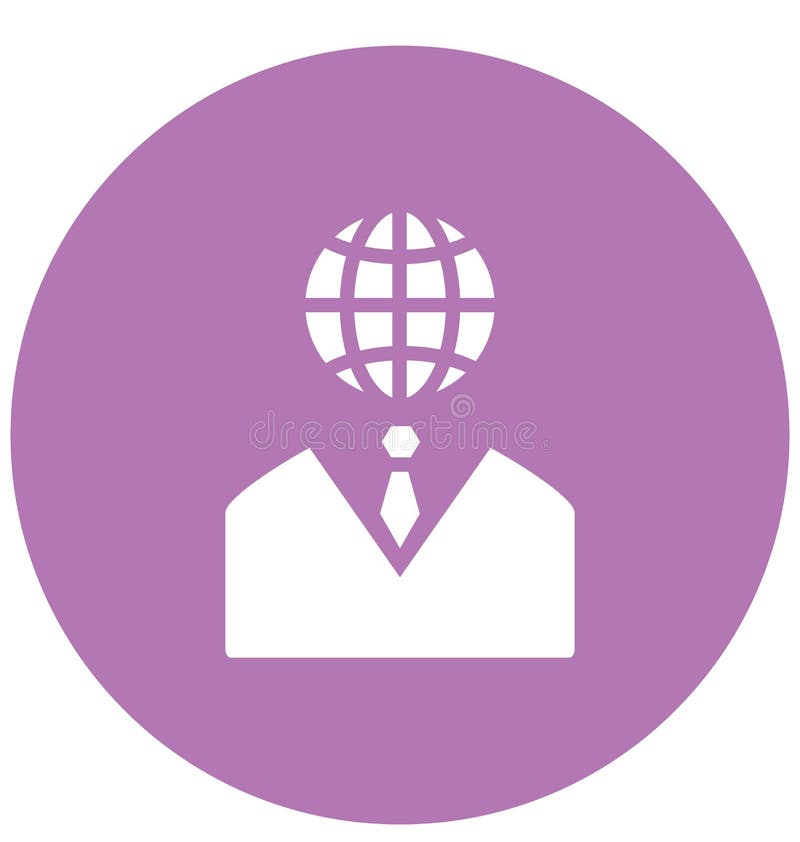 Global Management Isolated Vector Icon that Can Be Easily Modified or ...