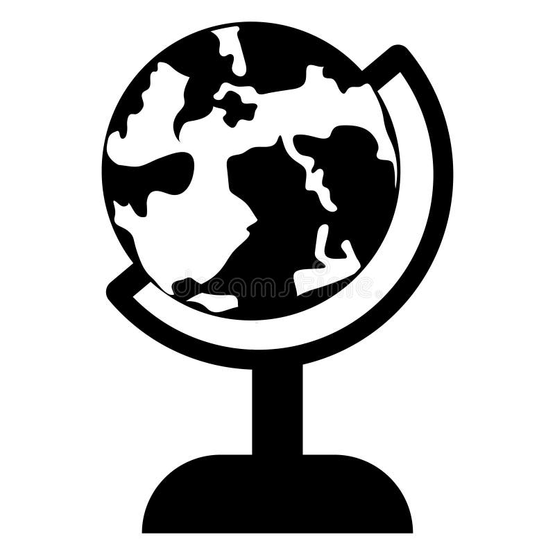 Global map icon design stock vector. Illustration of north - 216538177
