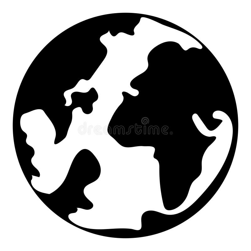 Global map icon design stock vector. Illustration of plant - 216538190