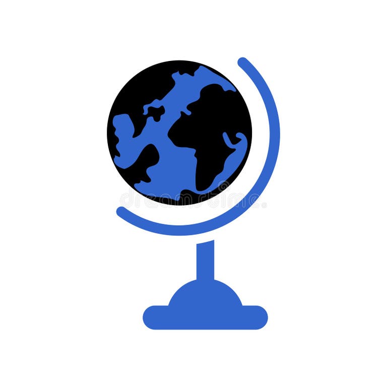 Global map icon design stock vector. Illustration of north - 216623103