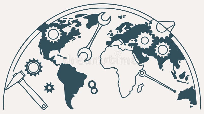 Tools Vector World Map Stock Illustrations – 985 Tools Vector World Map ...