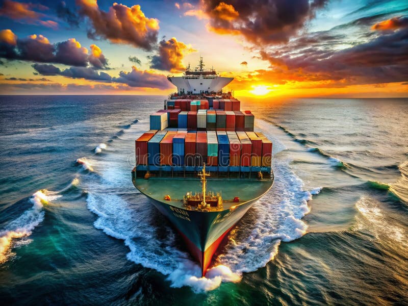 Global Maritime Trade Efficient Ocean Freight Transportation of Cargo ...