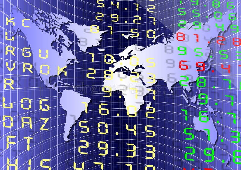 Global market stock illustration. Illustration of financial - 26813410