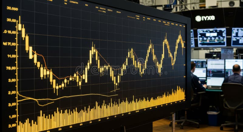 Global Market Data Display Large Screen Displays Realtime Market Data ...