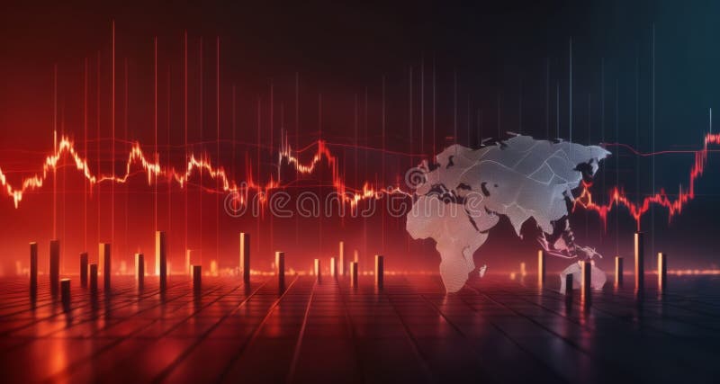 Global Market Trends - a Visual Analysis Stock Illustration ...