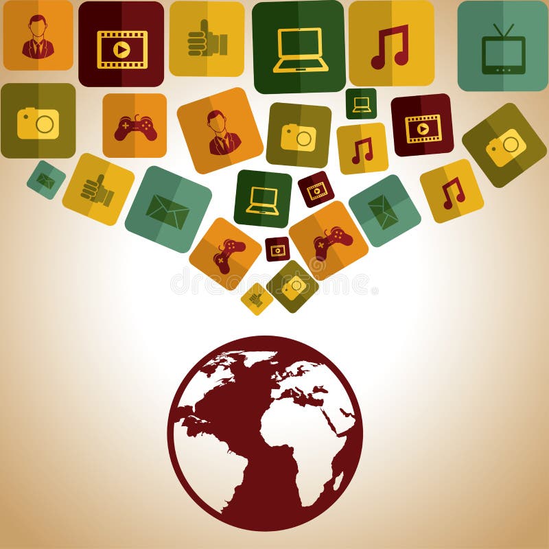 Global marketing stock vector. Illustration of icon, commerce - 33286122