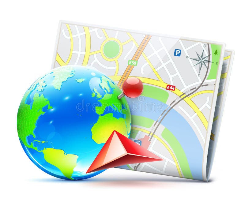Global navigation concept stock vector. Illustration of icon - 29254434