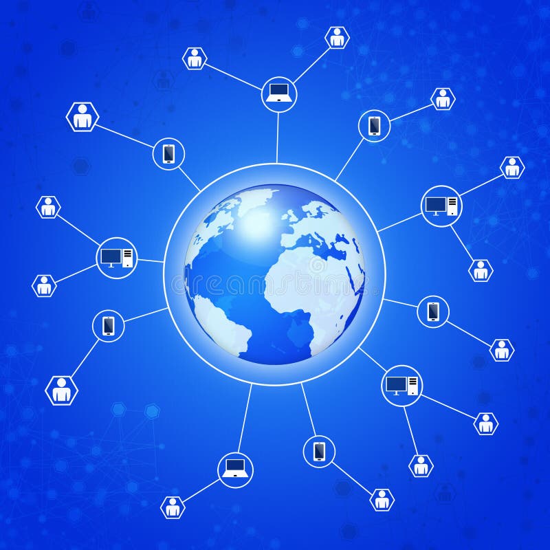 Global Net stock illustration. Illustration of information - 36434484