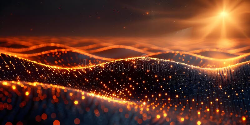 Global Network Communication: Abstract Digital Technology Background ...