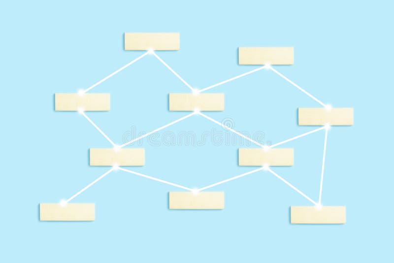 Global Network and Communication Concept Background. Blank Blocks for ...