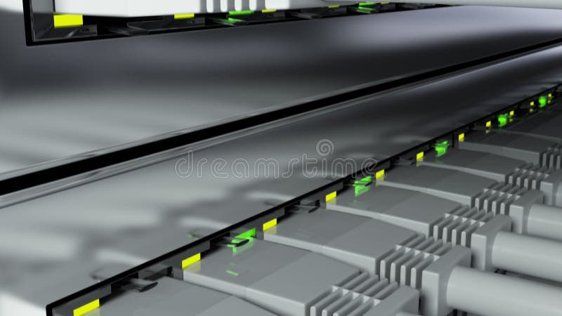 Global Network Communication Technology with Network Switches in the ...