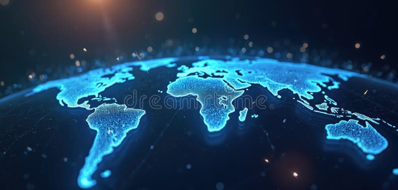 1,861 World Map Technology Dark Blue Background Stock Photos - Free ...