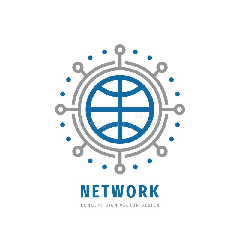 Global Electronic Technology Logo Design. Computer Network Sign. Vector ... Global Electronic Technology Logo Design. Computer Network Sign. Vector ...