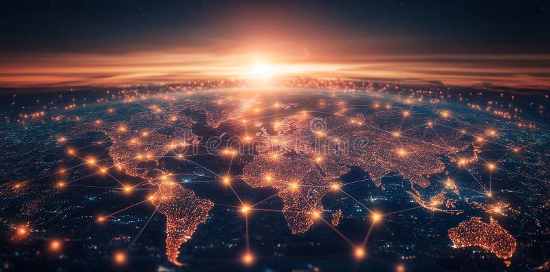 Global Network Concept, Information Exchange and Telecommunications on ...