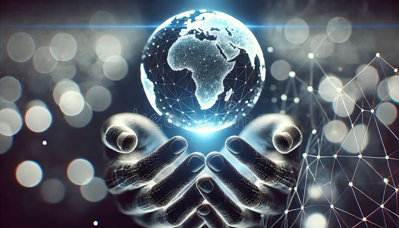 Global Network Concept - IoT Stock Illustration - Illustration of earth ...