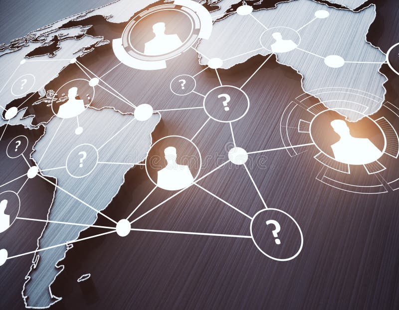 Global network concept stock illustration. Illustration of chart - 96213114