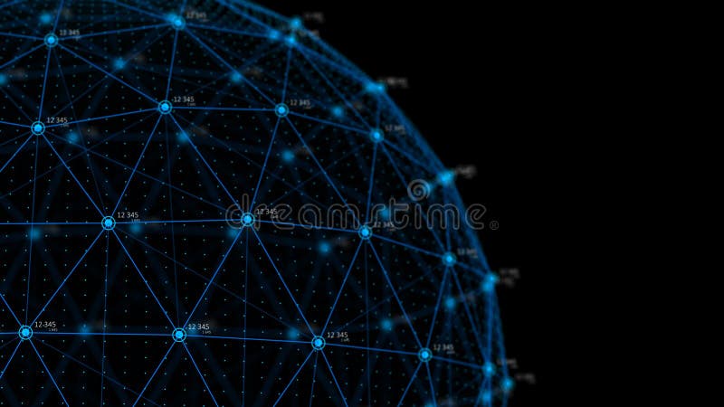 Global Network Concept. Technology Background. Internet Connection ...