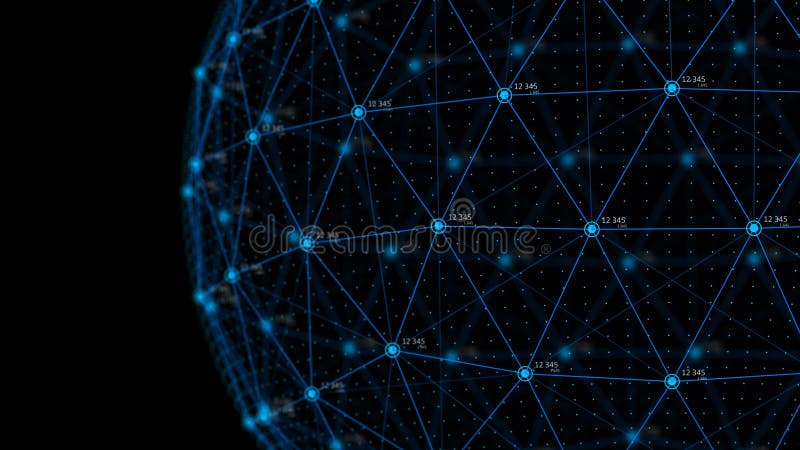 Global Network Connection. World Map Point. Representing the Global ...