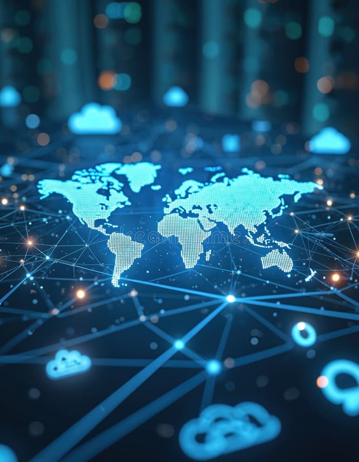 Tech Concept World Map Background Stock Illustrations – 34,458 Tech Concept World Map Background ...