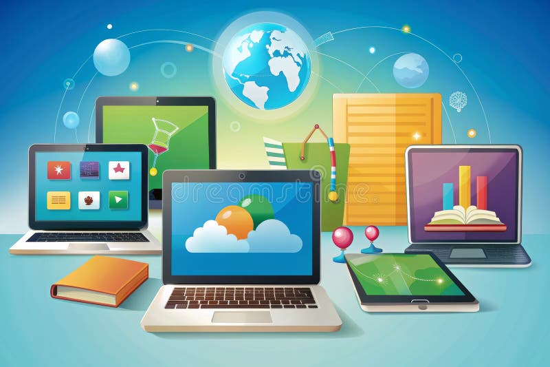 A Global Network of Connected Devices: Laptops, Tablets, and ...