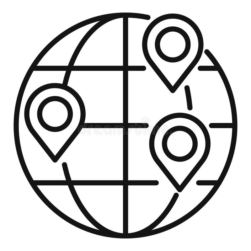 Global Network Connecting Points Around the World Stock Illustration ...