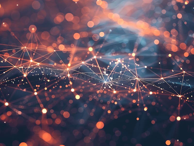 Global Network Connection Abstract Background with Futuristic Design ...