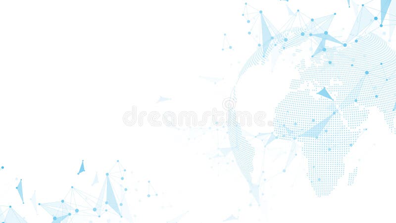 Global Network Connection Banner Design Template. Header Social Network ...