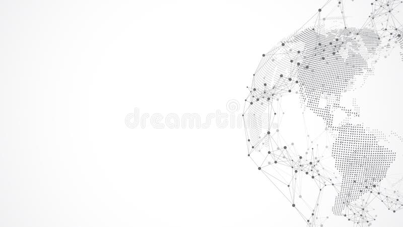 Global Network Connection Banner Design Template. Header Social Network ...