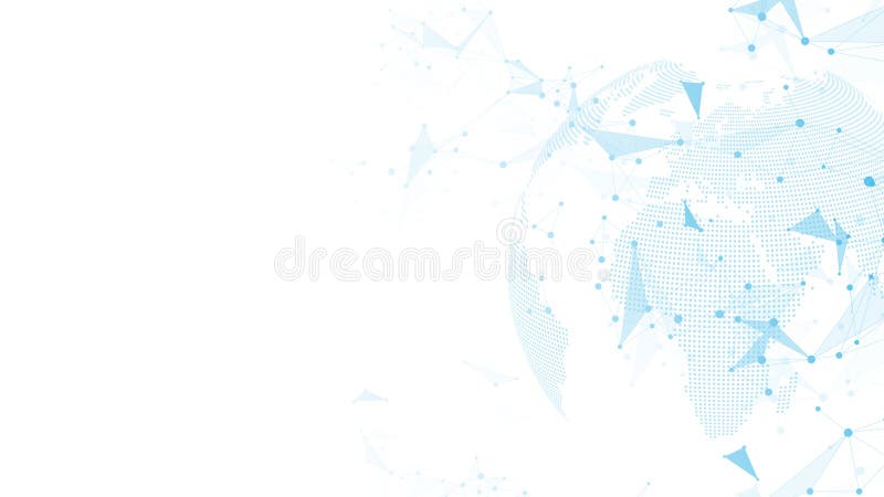 Global Network Connection Banner Design Template. Header Social Network ...