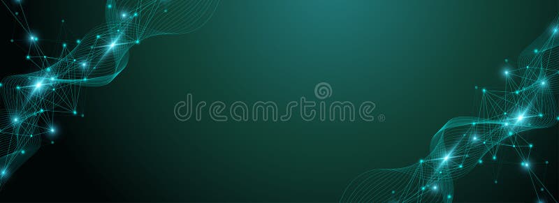 Global Network Connection Banner Design Template. Header Social Network ...